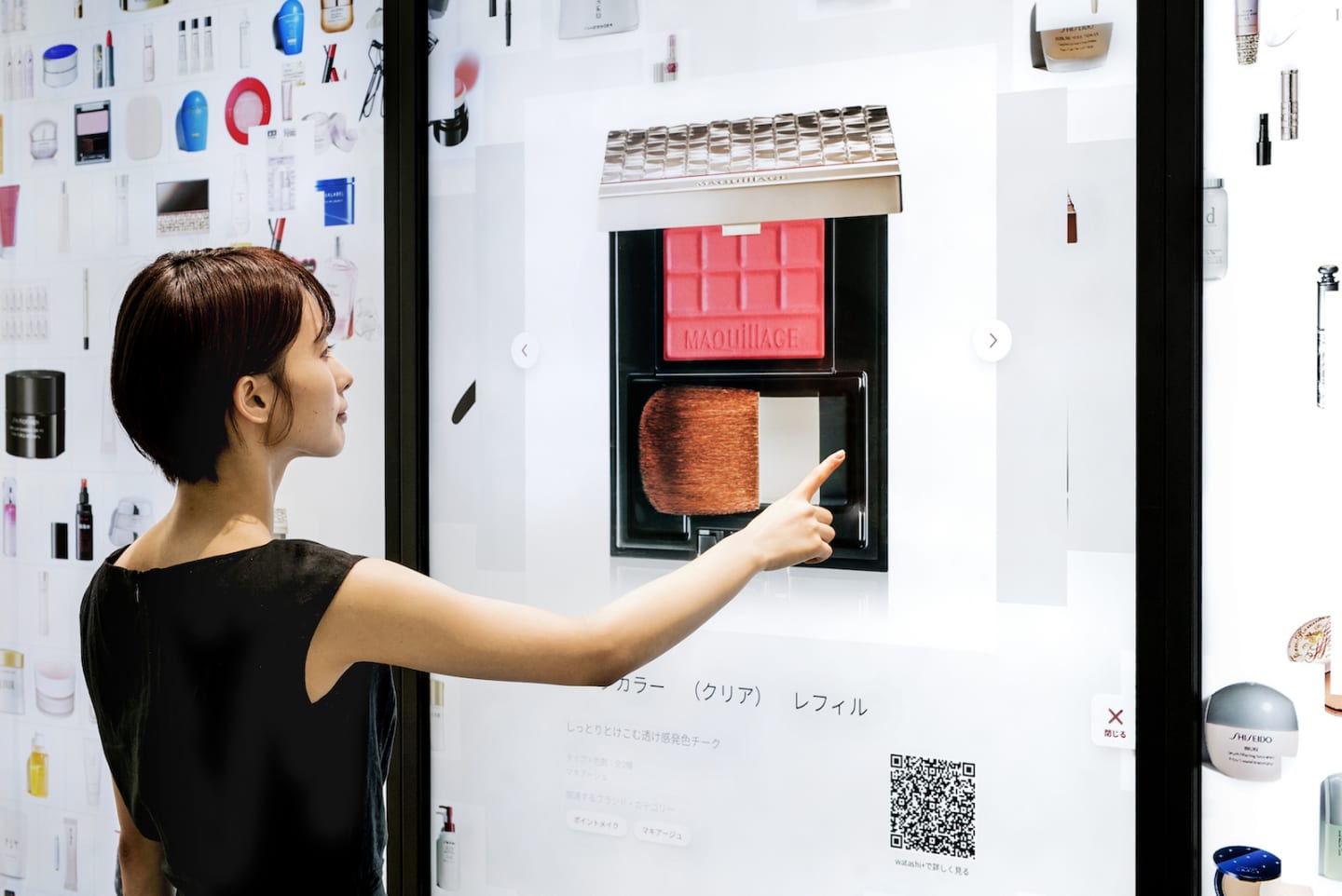 資生堂のショールーム「S/PRESS」に チームラボの「Digital Collection Wall」を導入 | AXIS Web ...