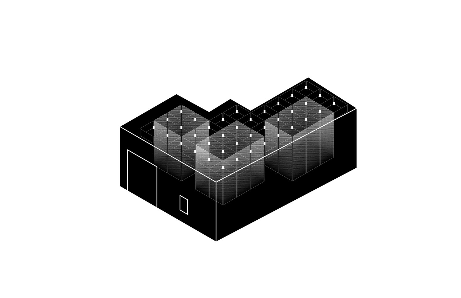 半透明のパーティションと照明でギャラリーの空間を仕切る ボストン建築スタジオJ.Roc Designが手がける「Transforming ...