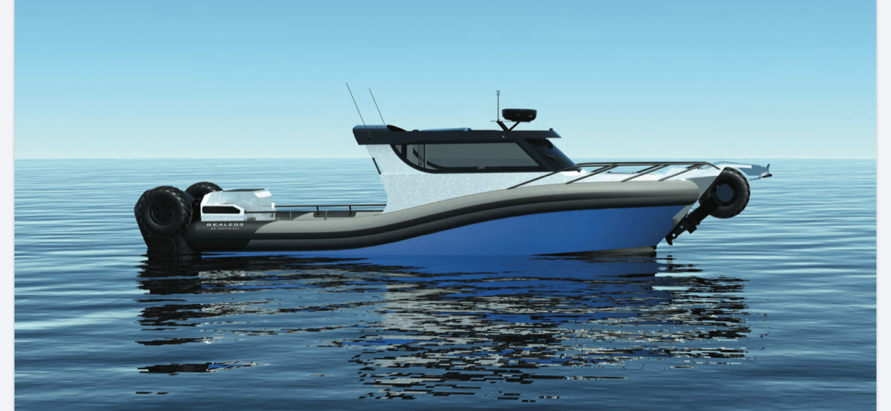 世界最大の水陸両用クルーザー 「Sealegs 12m Cabin RIB」のデザイン公開 | AXIS Web | デザインの視点で、人間の ...