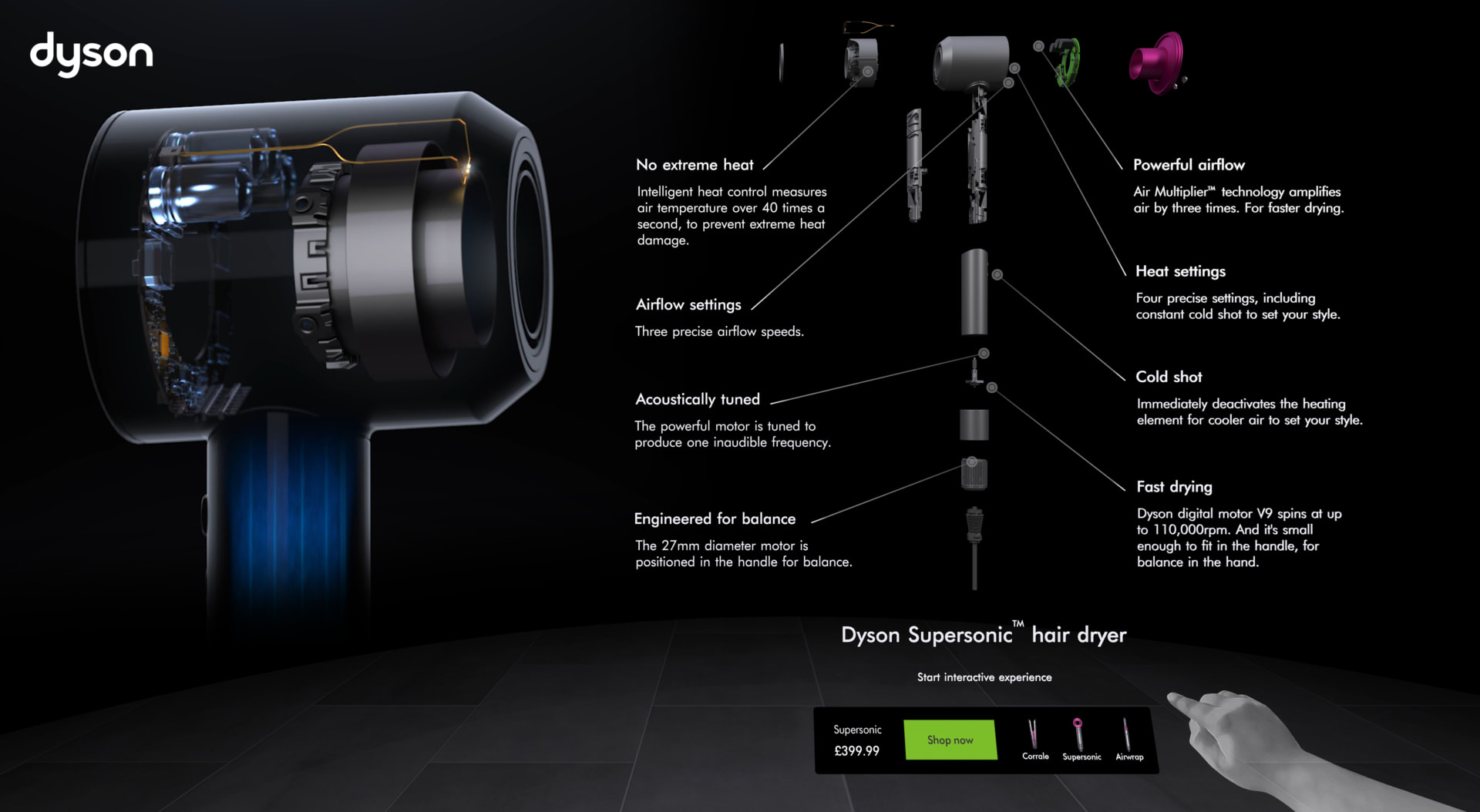 VRヘッドセットでバーチャルストアを楽しむ 「Dyson Demo VR」がリリース | AXIS Web | デザインの視点で、人間の可能性や創造性を伝えるメディア