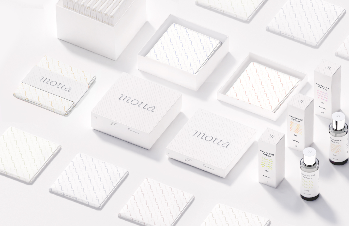 中川政七商店×Takramが共同で ハンカチ専門ブランド「motta」を設立 | AXIS Web | デザインの視点で、人間の可能性や創造性を伝えるメディア