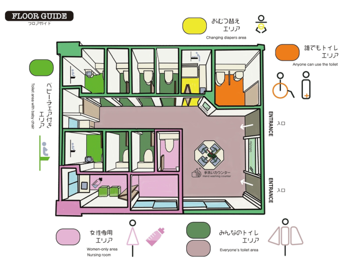 「みんなのトイレ」が 埼玉・川口のOKS CAMPUSで利用開始 | AXIS Web | デザインの視点で、人間の可能性や創造性を伝えるメディア