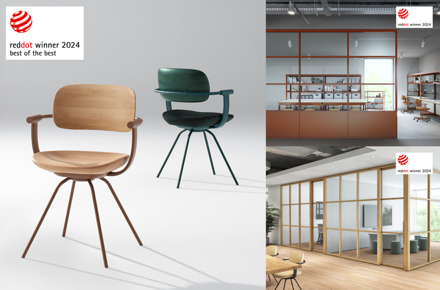 イトーキのチェア「vertebra03 WOOD」 Red Dot Design Award 2024で「Best of the Best」を受賞 | AXIS Web | デザインの視点で ...