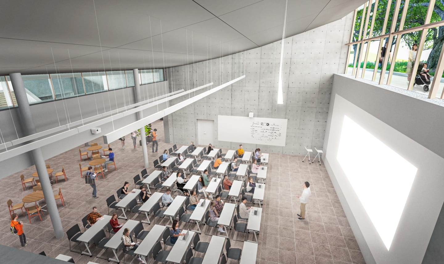 名古屋大学構内に共創施設「Common Nexus」オープン 設計は建築家 小堀哲夫 | AXIS Web | デザインの視点で、人間の可能性や創造性を伝えるメディア