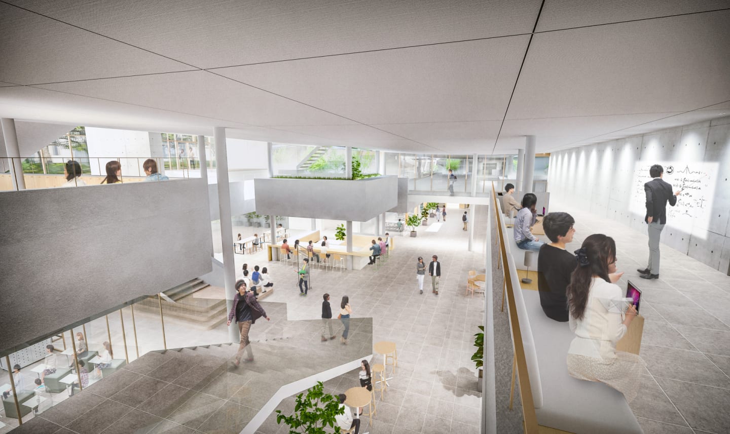 名古屋大学構内に共創施設「Common Nexus」オープン 設計は建築家 小堀哲夫 | AXIS Web | デザインの視点で、人間の可能性や創造性を伝えるメディア